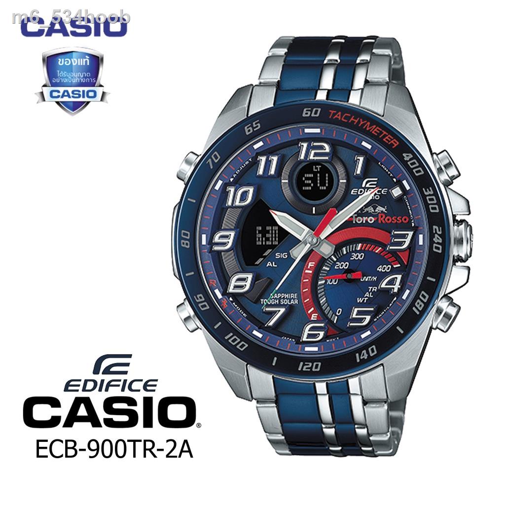 ECB-900TR Casio EDIIFICE นาฬิกาข้อมือ สายสเตนเลสสตีล กันน้ำลึก 100 เมตร ...