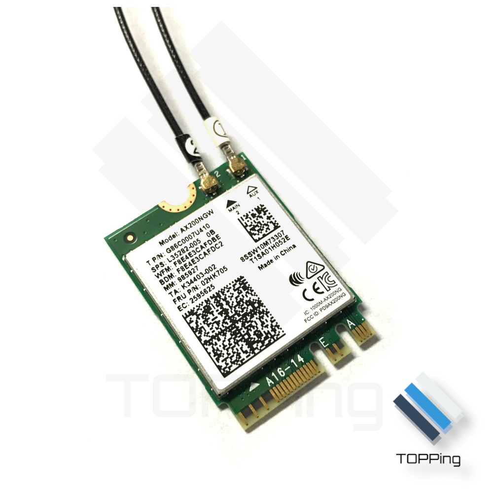 Laptop WiFi Antenna IPEX1 IPEX4 สายอากาศไวไฟ สำหรับการ์ด wifi AX200 ...