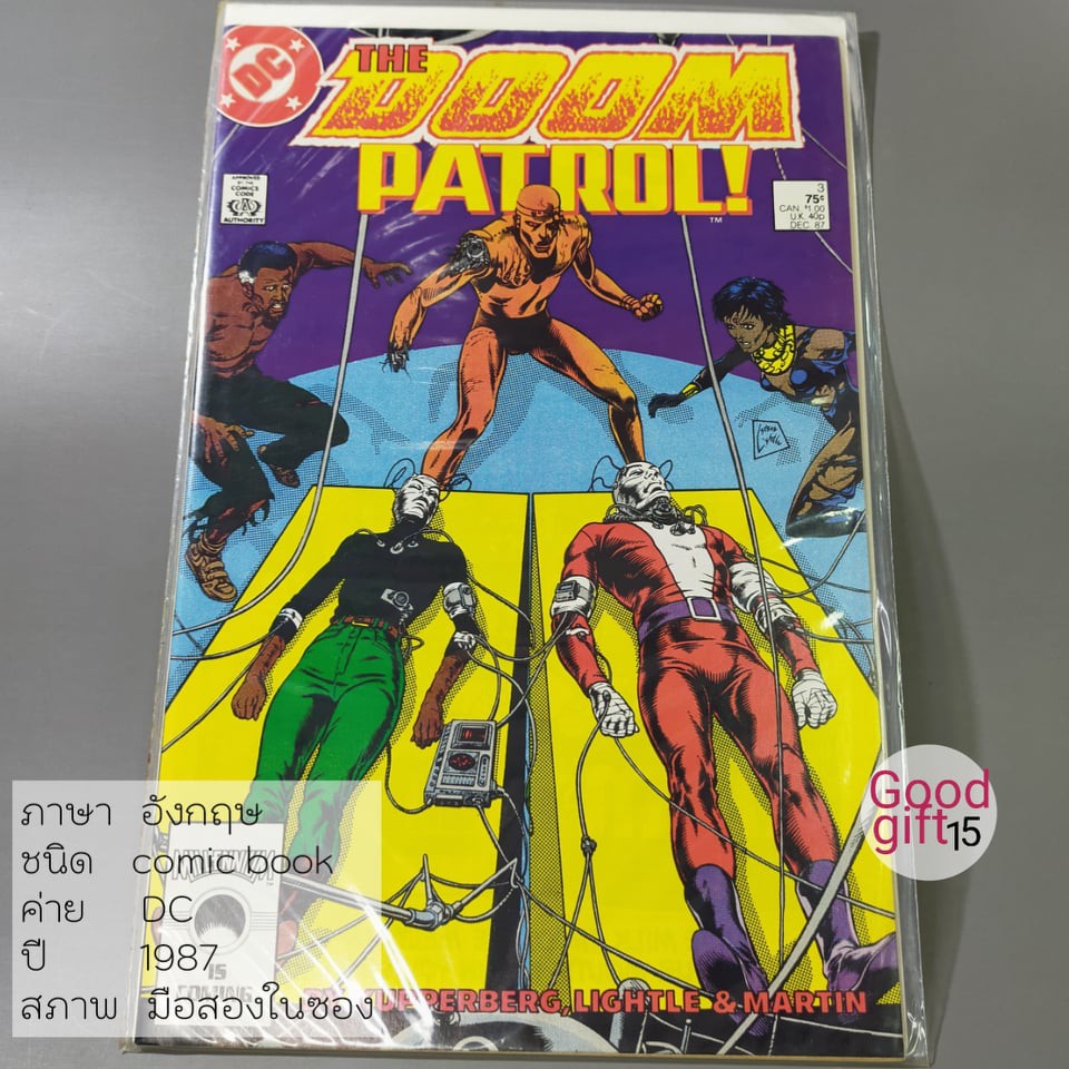 DC COMIC - THE DOOM PATROL #3 (1987, DC) DC COMIC หนังสือ, DC comic ...