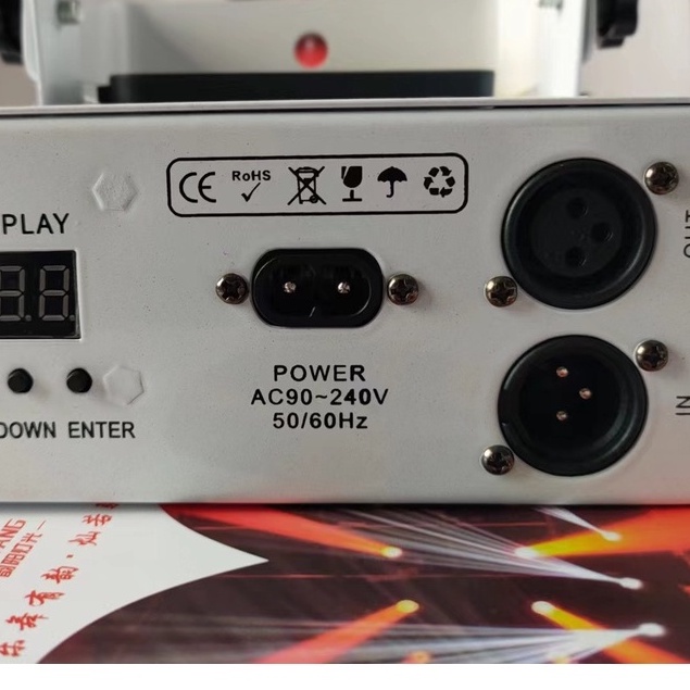 ไฟเวที ไฟเลเซอร์ RGB ไฟโปรเจคเตอร์ DJ ไฟไนท์คลับ LED การควบคุมด้วยเสียง ...