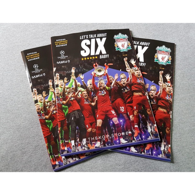 หนังสือภาพฉลองแชมป์ลิเวอร์พูล UCL.6 | Shopee Thailand