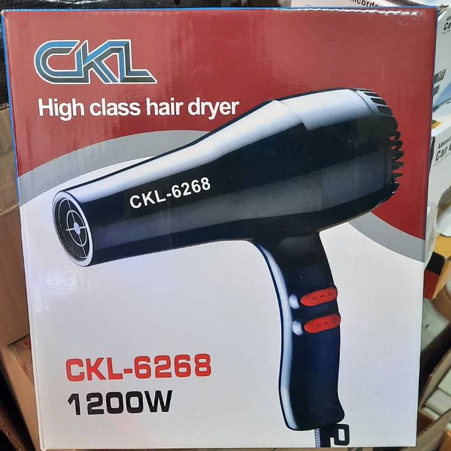 ไดร์เป่าผม 1200W ฮิตสุด ปรับความร้อน&แรงลมได้ CKL-6268 | Shopee Thailand
