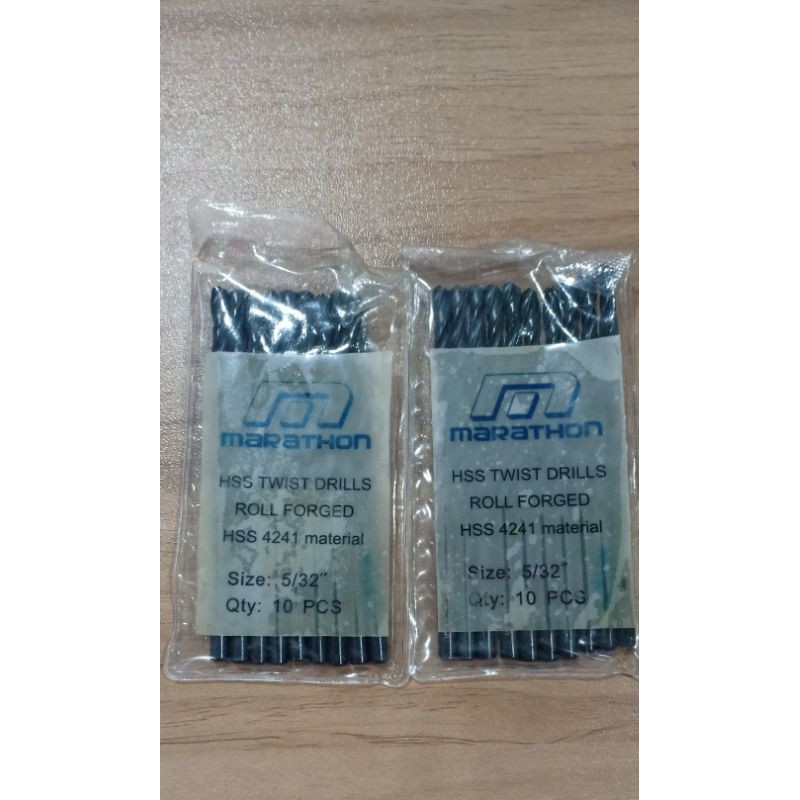 ดอกสว่าน 5/32 นิ้ว เจาะเหล็ก มาราธอน HSS 4241 สีดำ (ราคาต่อชิ้น) | Shopee Thailand