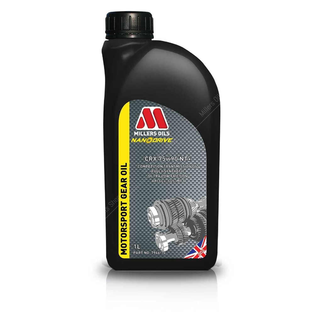 Miller oil น้ำมันเกียร์ Miller oil NANODRIVE CRX 75w90 NT+ ปริมาณ 1 ...