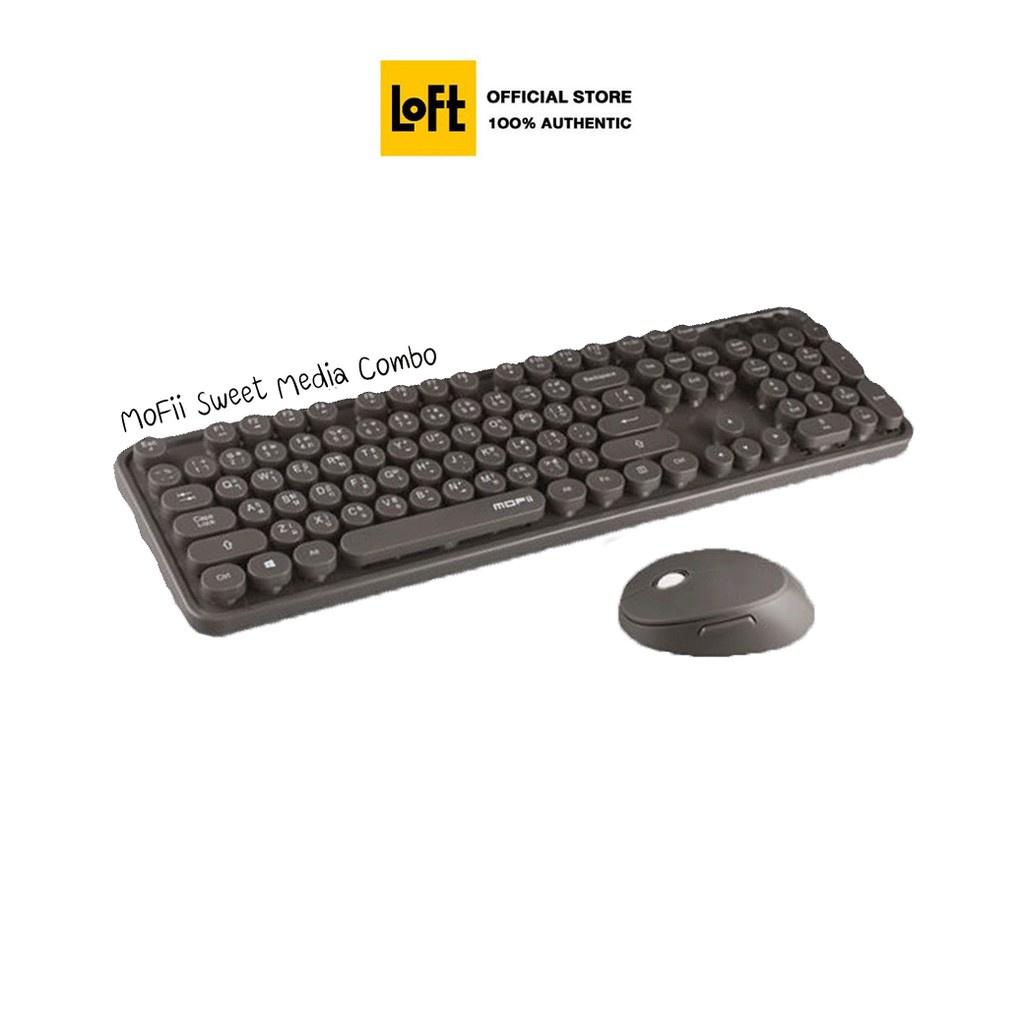 MOFII SWEET KEYBOARD MOUSE COMBO SET เมาส์และคีย์บอร์ดไร้สาย แป้นพิมพ์ ...