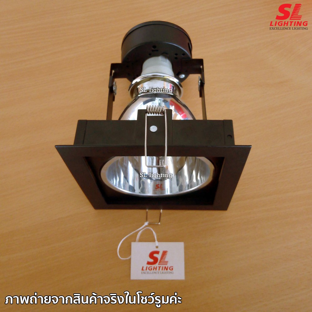 SL LIGHTING | Recessed Downlight โคมไฟดาวน์ไลท์แบบฝังฝ้า ทรงสี่เหลี่ยม ...