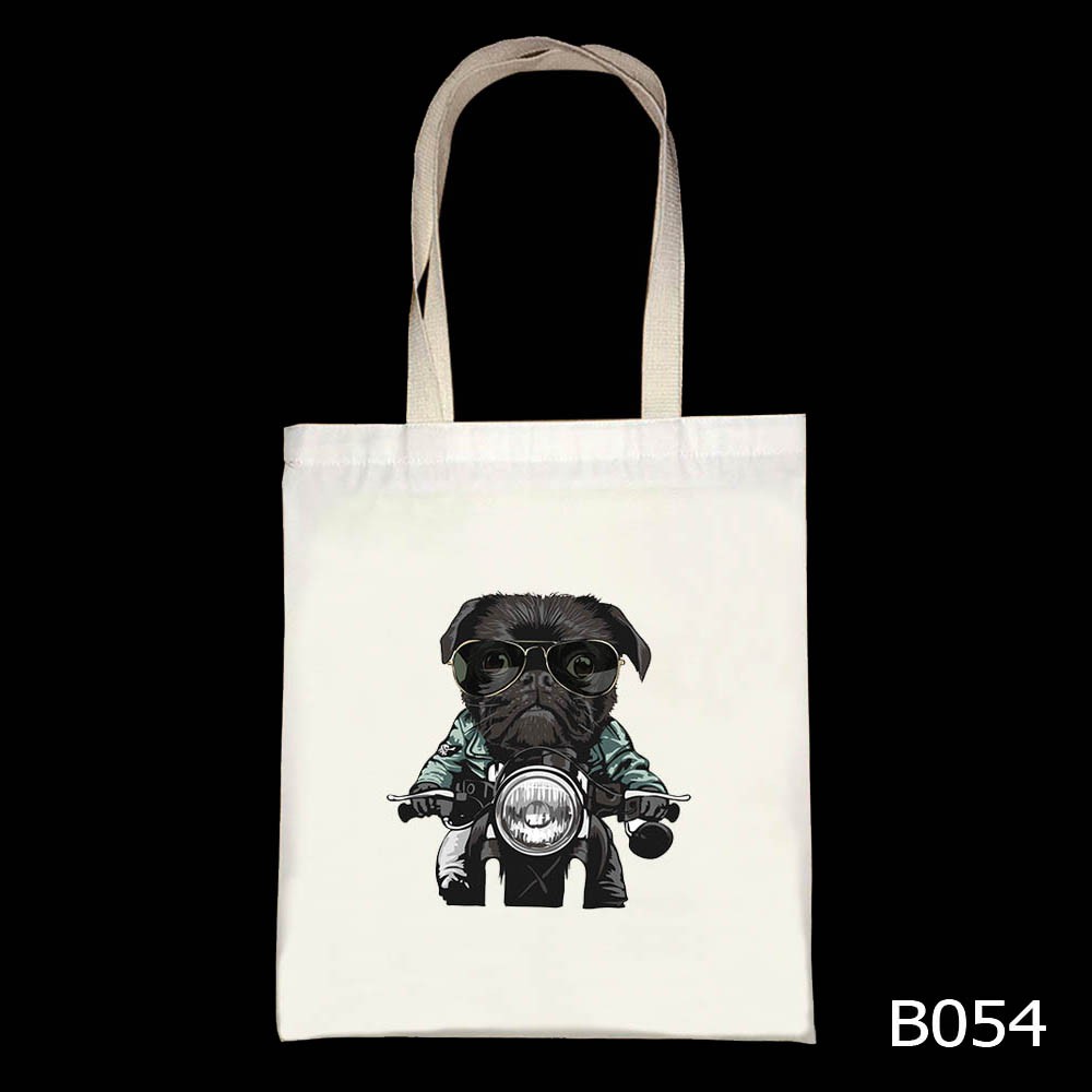 Che Shop ถุงผ้า มีสไตล์ สกรีนลายเท่ๆ B054 | Shopee Thailand