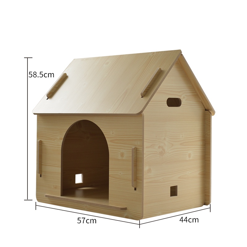 P283 บ้านสัตว์เลี้ยง บ้านหมาบ้านแมว แบบประตูข้าง | Shopee Thailand