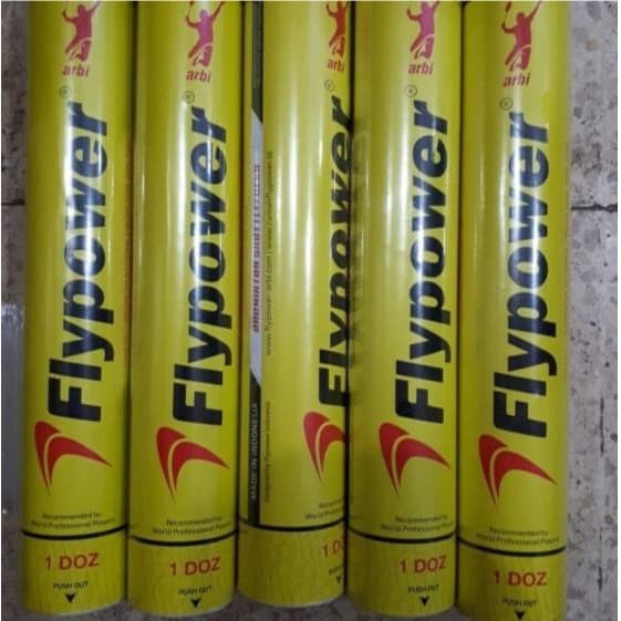 Flypower ไม่มี 10 สีเหลือง SHUTTLECOCK BADMINTON ของแท้ | Shopee Thailand
