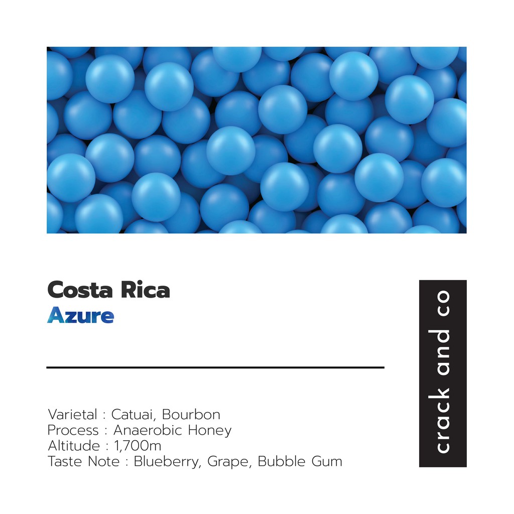 Single Origin Costa Rica Azure เมล็ดกาแฟคั่ว | Shopee Thailand
