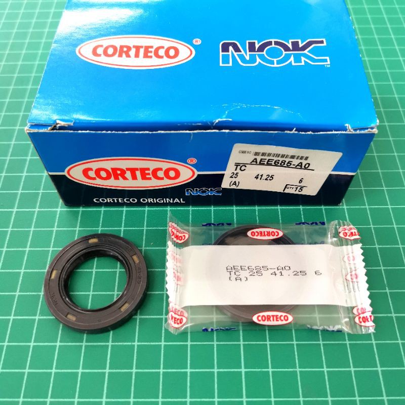 ซีล GX160 GX200 G200 NOK อย่างดี 25-41.25-6 ฮอนด้า ซีลหน้า ซีลหลัง G150 ...