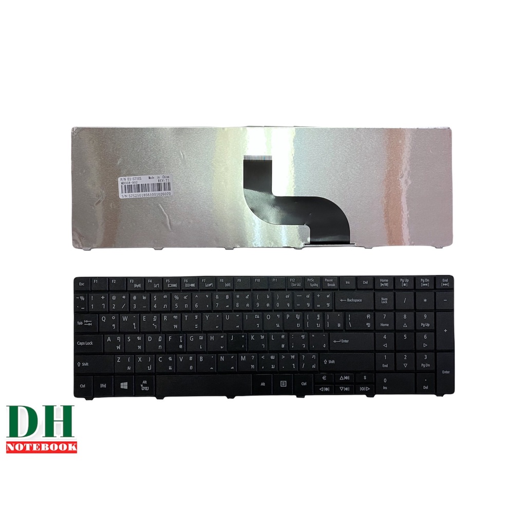 คีย์บอร์ดโน๊ตบุ๊ค keyboard Acer ASPIRE E1-521 E1-531 E1-531G E1-571 E1 ...