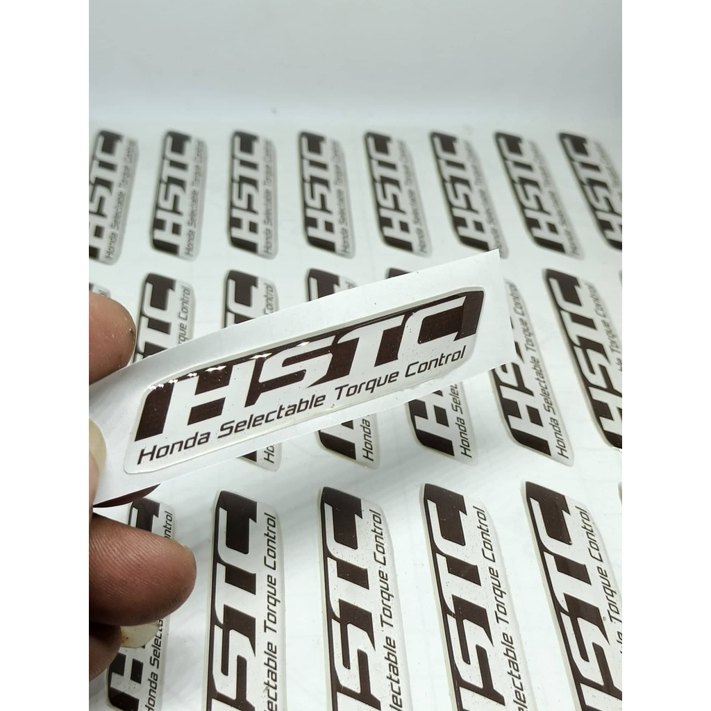 สติกเกอร์ตราสัญลักษณ์ Hstc pcx 160 | สติกเกอร์นูน Hstc HOLOGRAM | Viral ...