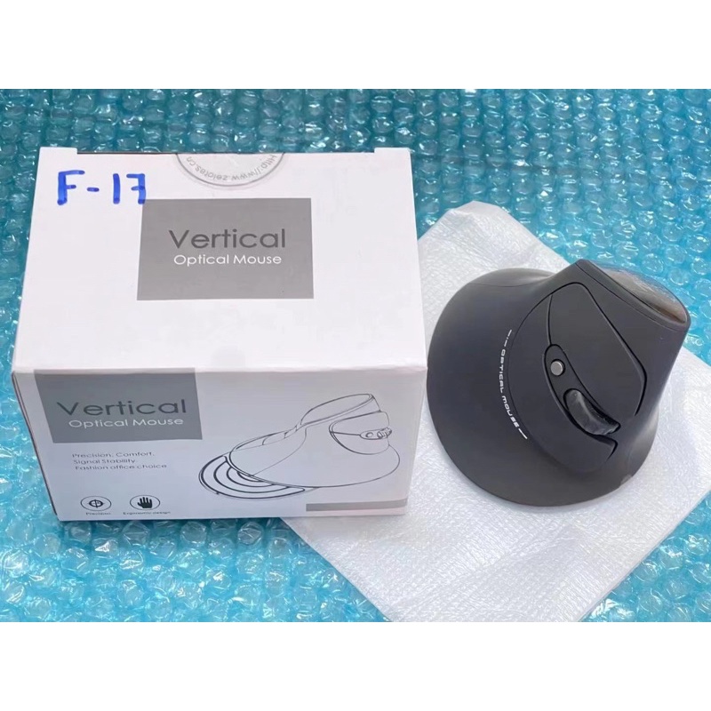 ZELOTES F-17 T-30 Vertical Mouse 2.4GHz Wireless Gaming Mouse 6 Keys ...