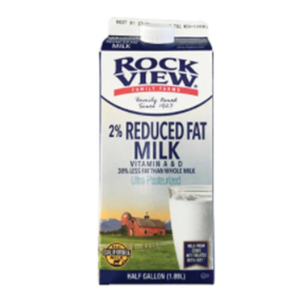 Rock View Family Farms Milk Low Fat Vitamin A&D Ultra Pasteurized 1.89L ...