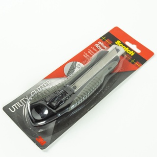 3M Scotch Cutter-45L Utility Cutter (18 mm x 110 mm) มีดคัตเตอร์ 45L ดำ ...