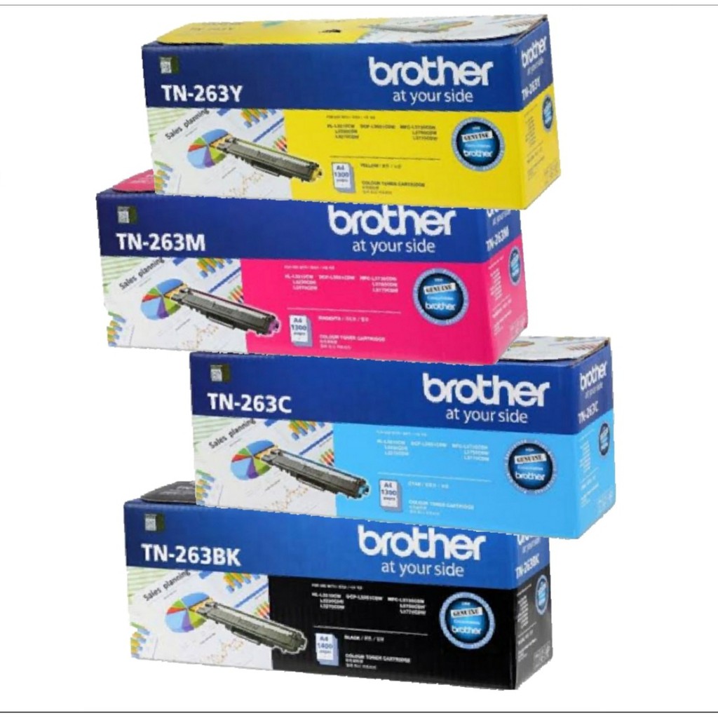 หมึกแท้ Brother TN-263BK สีดำ | Shopee Thailand