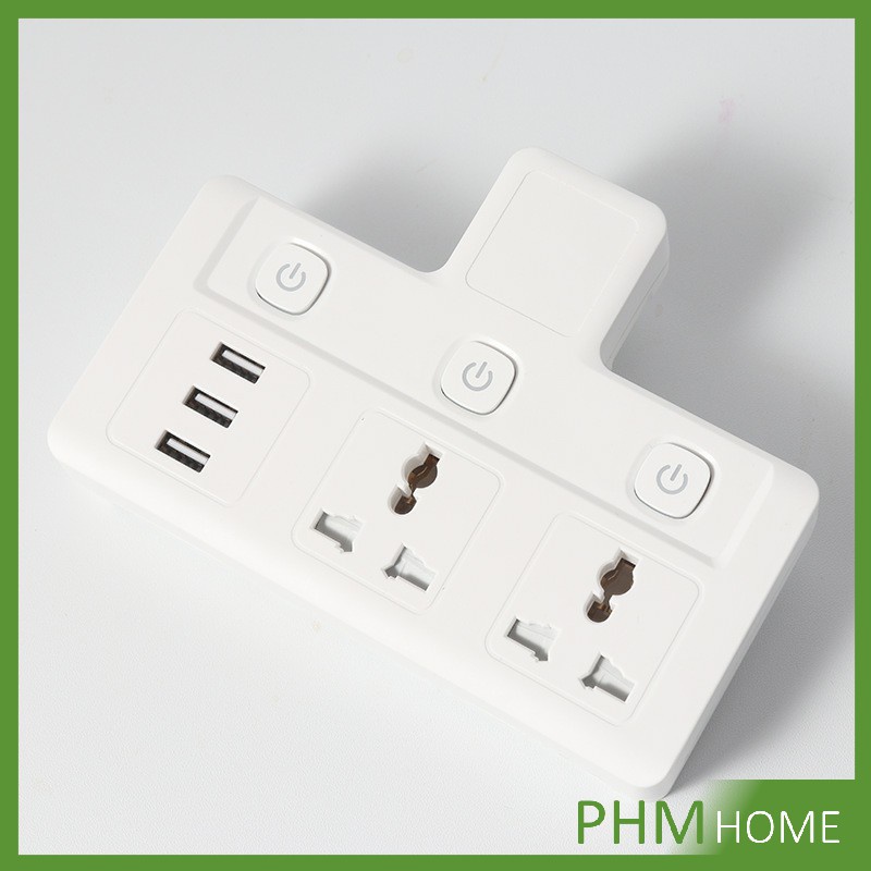 รางปลั๊กไฟป้องกันไฟฟ้าช็อต สวิตช์แยก ปลั๊กพ่วงไฟ กล่องต่อปลั๊กไฟ Anti ...