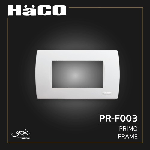 HACO Primo แผงหน้ากาก 3 ช่อง รหัส PR-F003 | Shopee Thailand