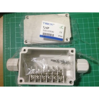 Tibox รุ่น TJ-6P : 6 Poles Terminal Block Box (กล่องต่อสายไฟ) IP66 ...
