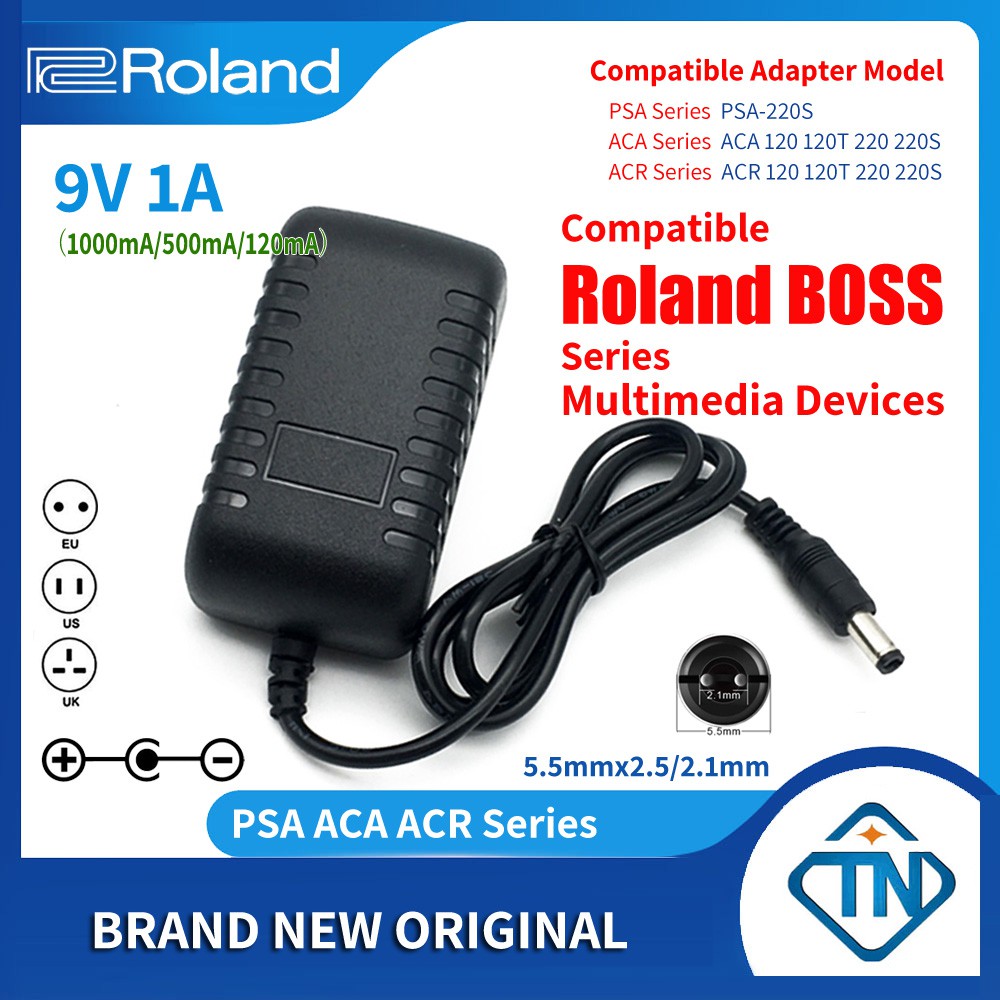 อะแดปเตอร์ 9V AC/DC ACR ACA PSA-220S สําหรับ Roland Micro CUBE GUITAR ...
