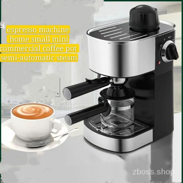 espresso machine home small mini commercial coffee pot full semi ...