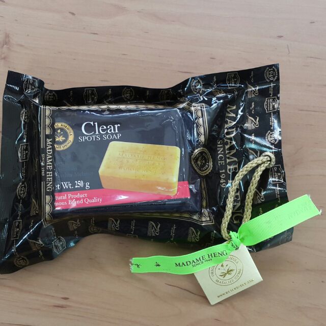 สบู่เคลียร์สปอต (Clear Spots Soap)ลดฝ้า กระ (สบู่มาดามเฮง) | Shopee ...