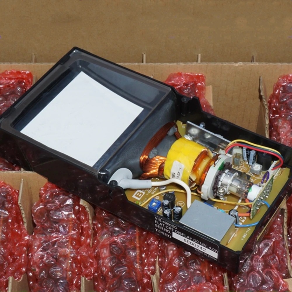 Micro 4-inch CRT black-and-white display supports video input V4W 4 12 ...