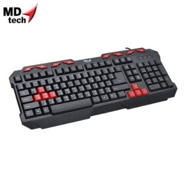 KEYBOARD MD-TECH KB-222M USB (คีย์บอร์ด) | Shopee Thailand
