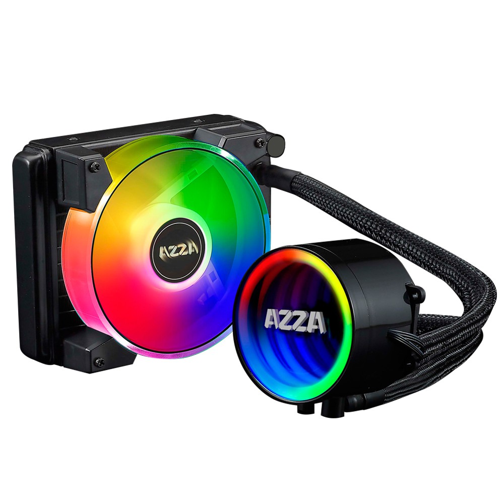 ชุดน้ำ Liquid cooler AZZA Blizzard Cooler 120mm ARGB #watercooling | Shopee Thailand
