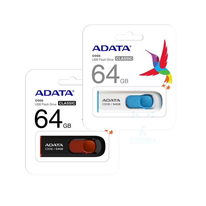 ADATA C008 Capless Sliding USB Flash Drive | Shopee Thailand