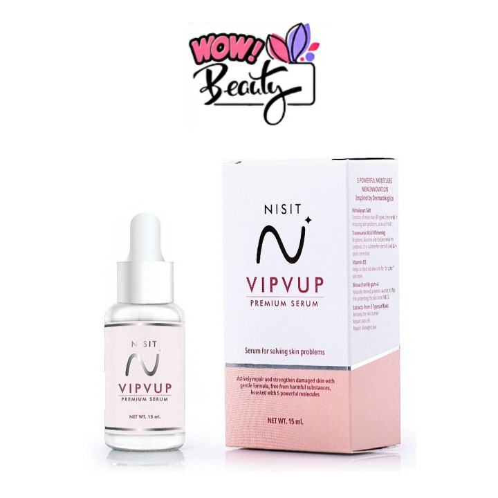 Nisit vipvup นิสิต วิบวับ พรีเมี่ยม เซรั่มขนาด 15 ml. | Shopee Thailand