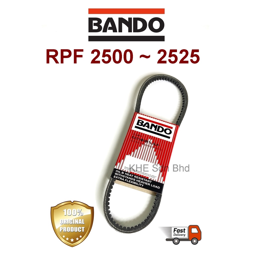 สายพาน Bando RPF 2500 2505 2510 2515 2520 2525 (9.5X1275 1290 1300 1310 1325 1335 La) | Shopee ...
