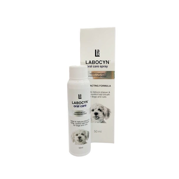 Labocyn Oral Care Spray 50ml. ลาโบซิน สเปรย์ดูแลช่องปาก สำหรับสัตว์ ...