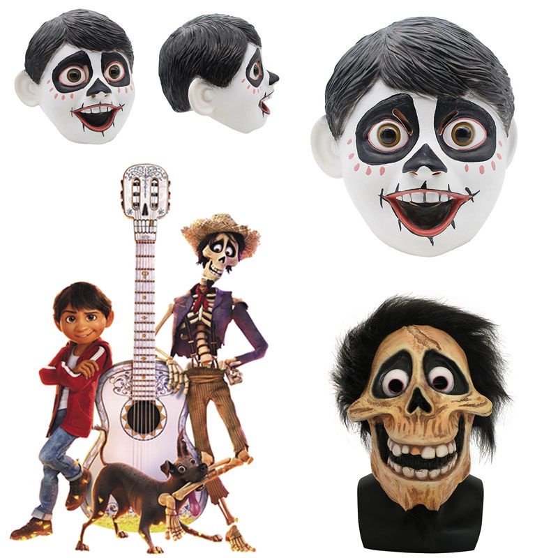 หน้ากากคอสเพลย์ Miguel Movie COCO Hector Rivera Face สําหรับปาร์ตี้ฮา ...
