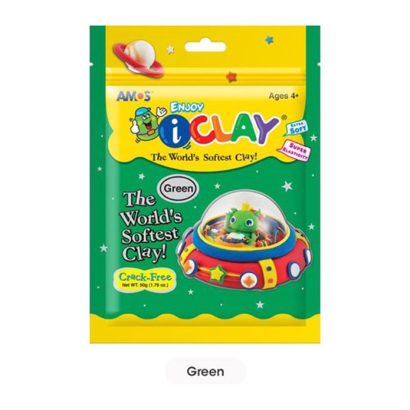 AMOS I Clay ดินปั้นคุณภาพสูง ไร้สารพิษสำหรับเด็ก | Shopee Thailand