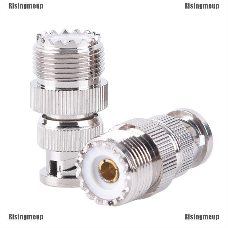 อะแดปเตอร์สายเคเบิ้ลแจ็ค Rismeup bnc male plug to so 239 uhf pl - 259 | Shopee Thailand