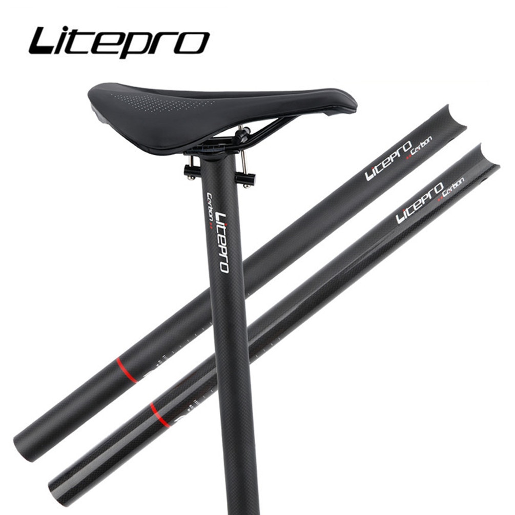 Litepro ที่นั่งคาร์บอนไฟเบอร์ 31.8 / 33.9 มม. X 580 มม. 412 SP8 สําหรับ ...