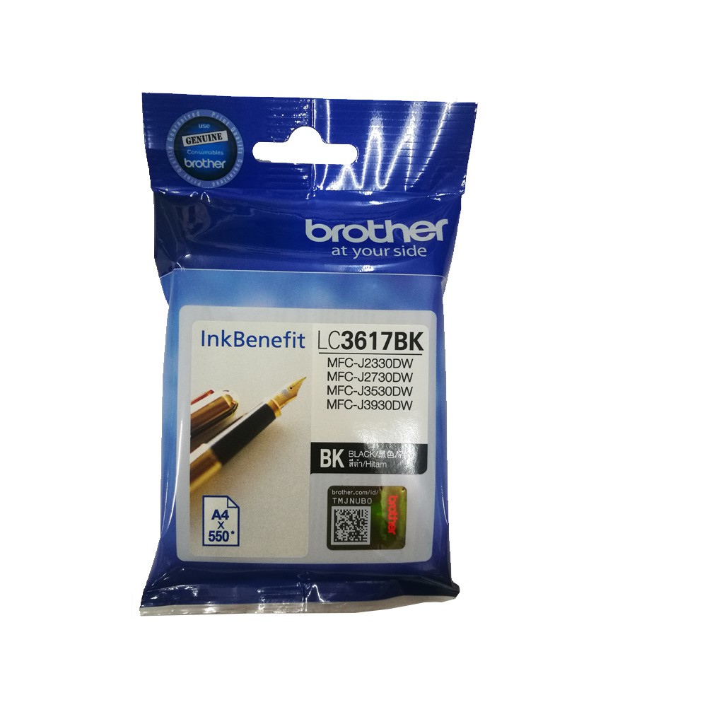 BROTHER LC-3617 Black หมึกแท้ สีดำ จำนวน 1 ชิ้น | Shopee Thailand
