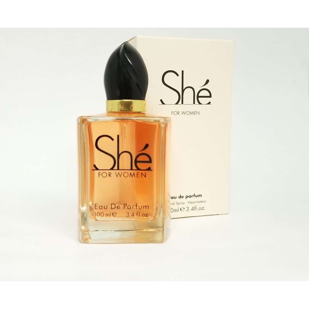 น้ำหอม PC Parfums She for women 100ml กล่องซีล กลิ่นเทียบ ARMANI Si EDP ...