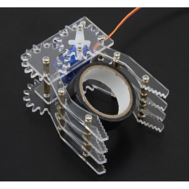 Acrylic Robot Claw Manipulator Arm SG90 Servos Smart Gripper แขนจับ ...