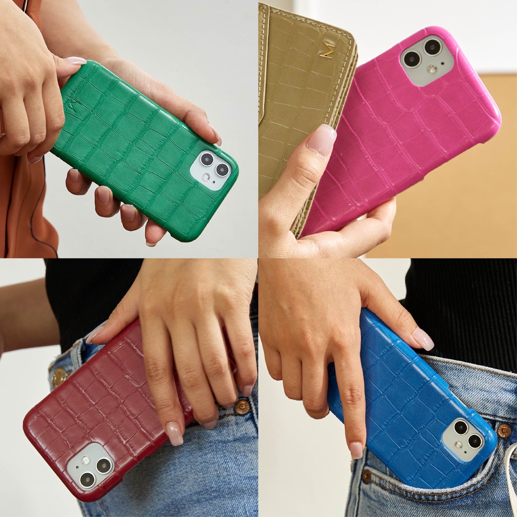 (11 Series) MUSE Croc Phone Case COLORFUL Tone | Shopee Thailand