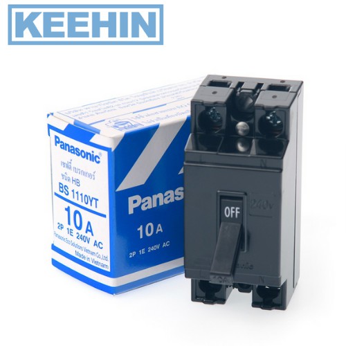 เบรคเกอร์ Panasonic 2P 10A BSBN10 Circuit Breaker Panasonic 2P 10A ...