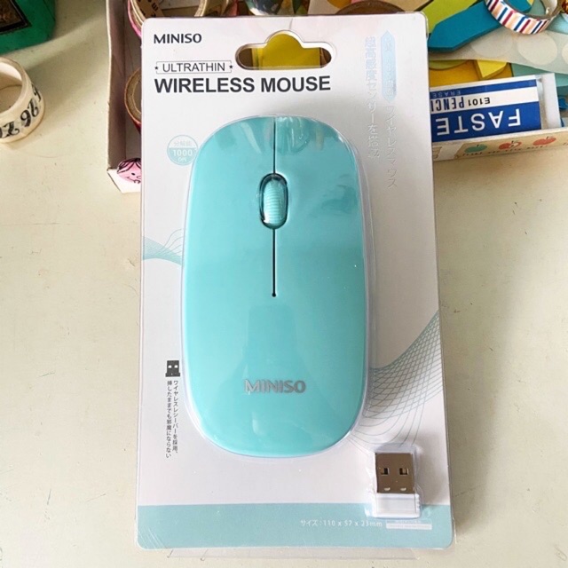 Wireless mouse (Green mint color) | Shopee Thailand
