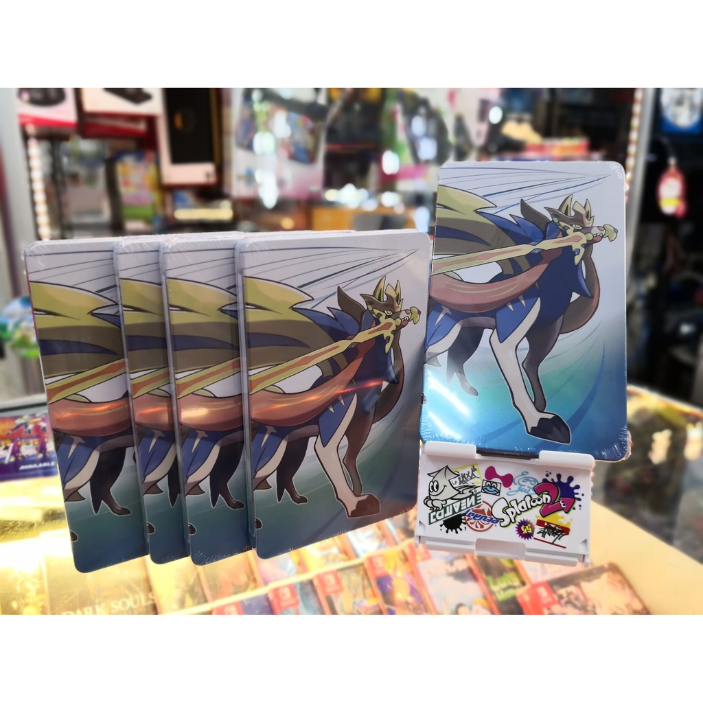 Pokemon Sword & Shield: STEELBOOK (กล่องเหล็กโปเกม่อนดาบและโล่สำหรับนัก ...