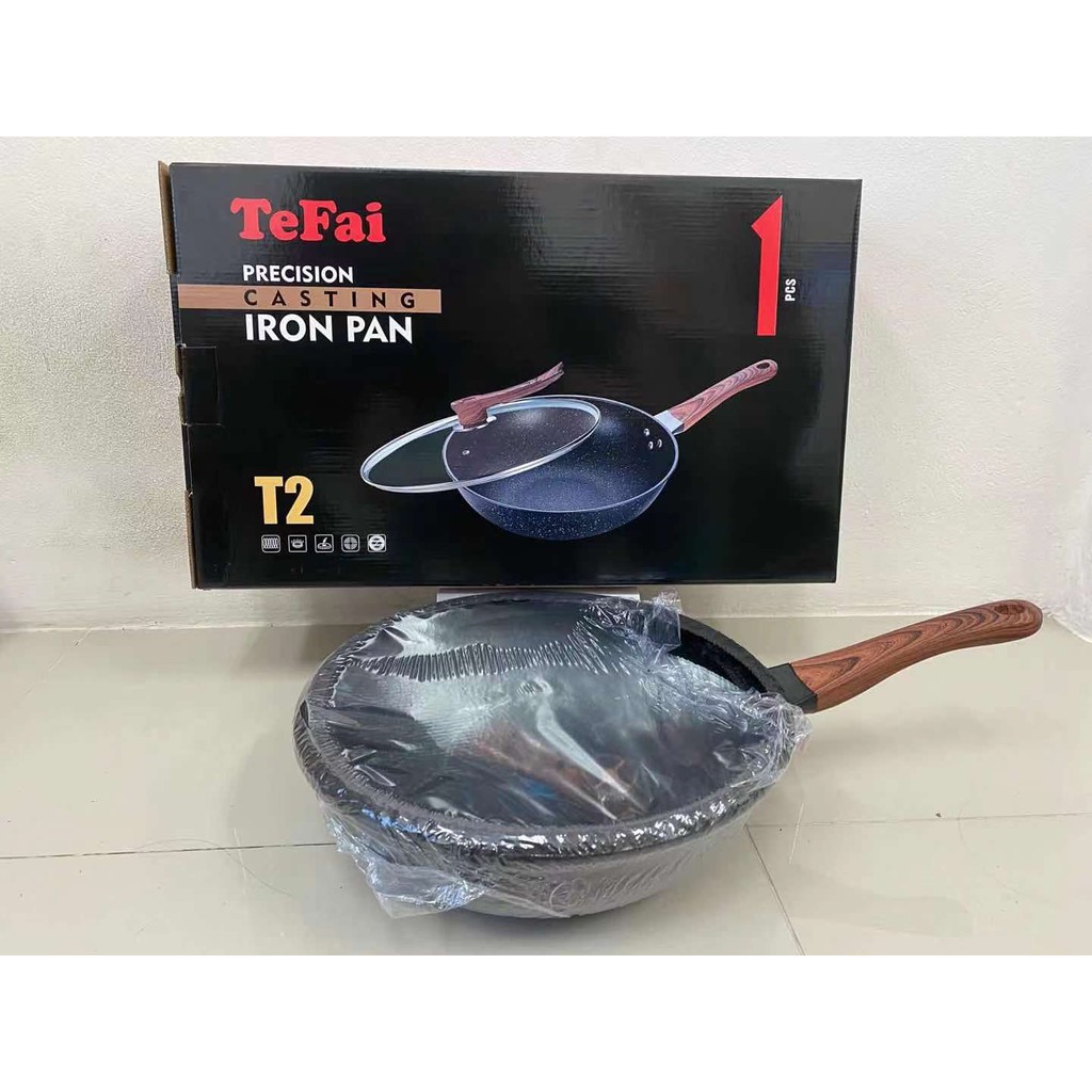 กระทะทอดก้นลึกTEFAI T2 กระทะทำอาหาร กระทะทรงลึก กระทะก้นลึก กระทะทำอาหาร Cooking pan กระทะเคลือบ ...