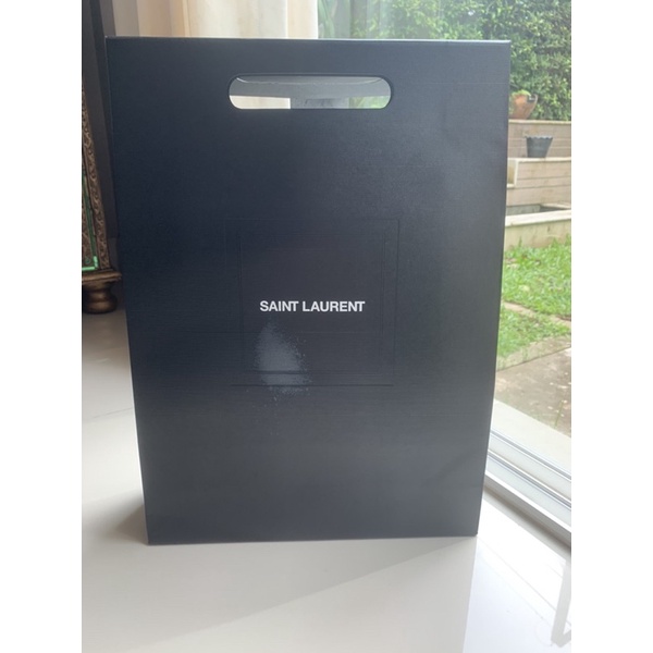 ถุงกระดาษYSL สภาพดี YSL paper bag | Shopee Thailand