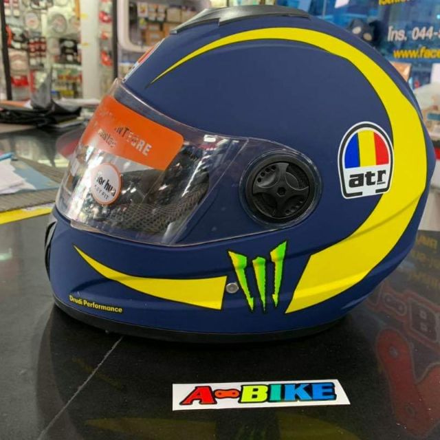 หมวกกันน็อค ATR Speed น้ำเงินด้าน | Shopee Thailand