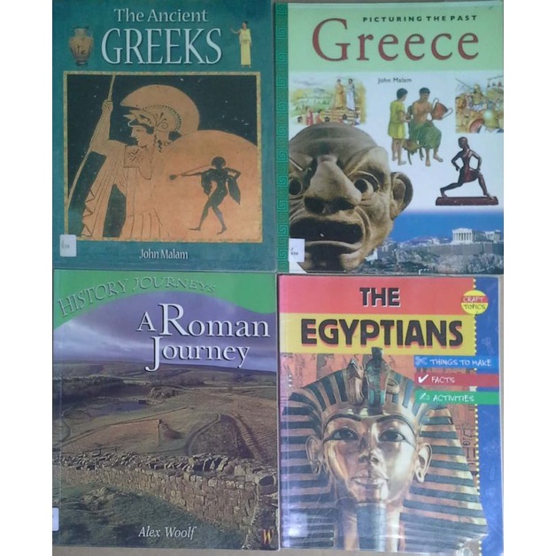 Ancient Greeks, Greece, Roman Journey, Egyptians หนังสือมือสอง ปกอ่อน ...