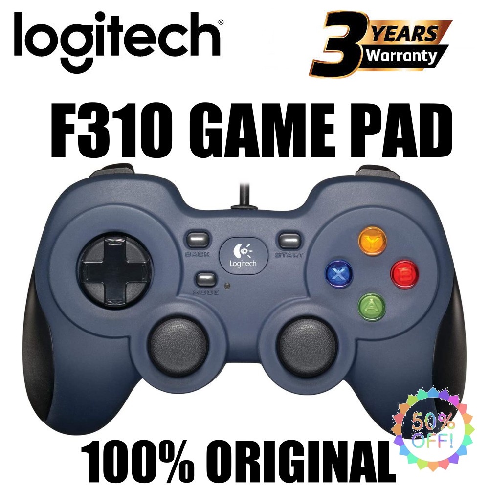 ⚡️จอยสติ๊กเล่นเกม⚡️ Logitech F310, F710 Joystick Gamepad ออกแบบกระขับ ...